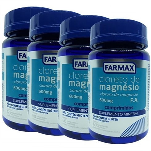CLORETO MAGNESIO PA C/60 CAPS FARMAX - FARMAX