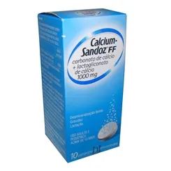 CALCIUM SANDOZ FF C/10 COMP EFERV - NOVARTIS